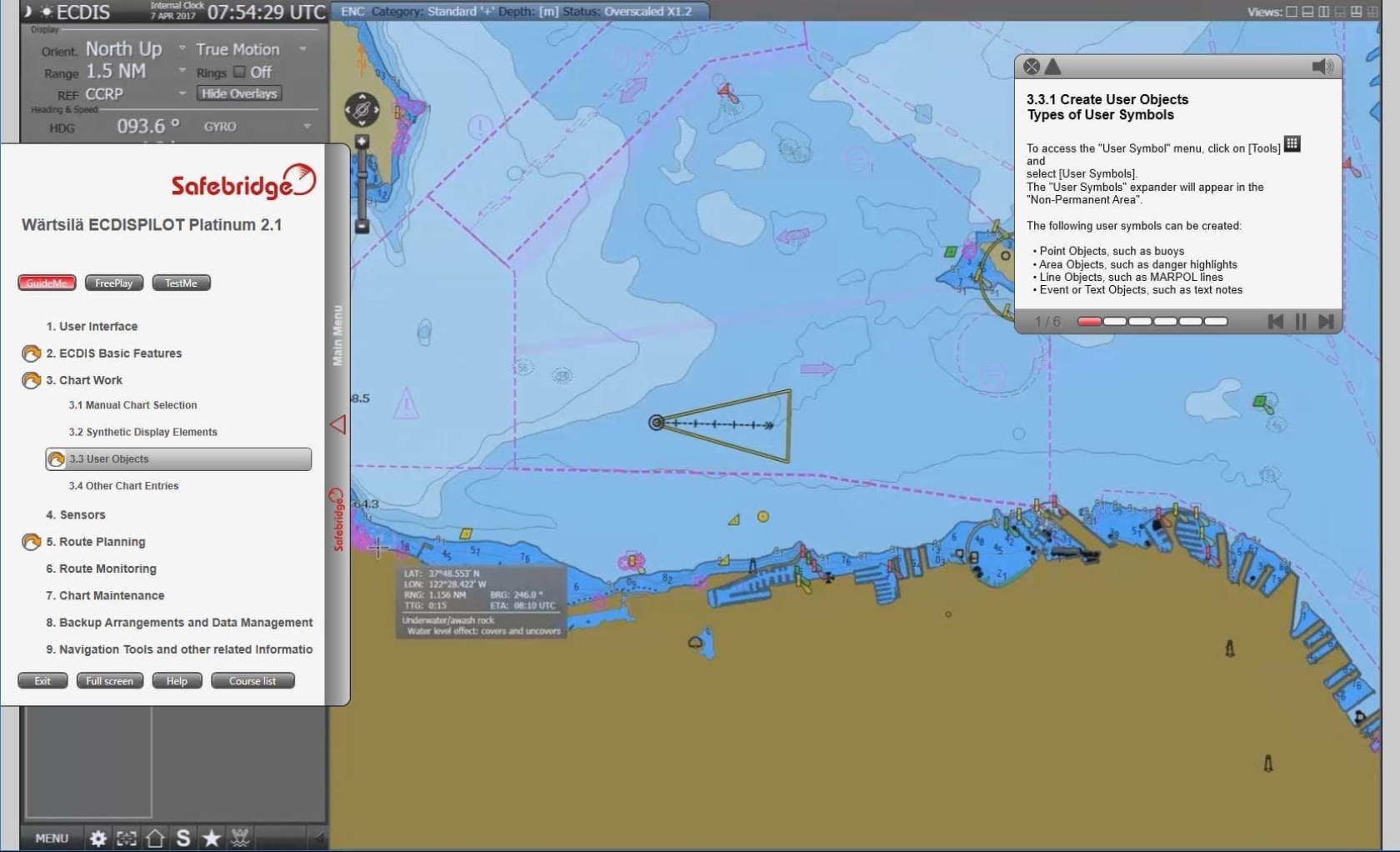 Safebridge Portal - Details of Course Wärtsilä SAM ECDISPILOT Platinum